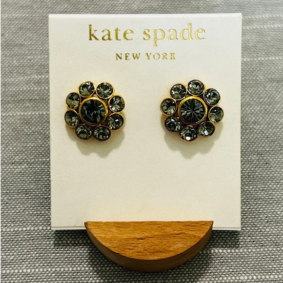kate spade | Jewelry | New Rare Kate Spade Crystal Trellis Earrings ...